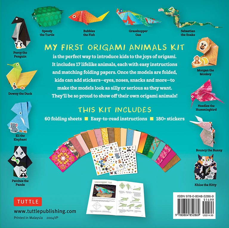 My First Origami Animals Kit | Books | Illustrated Picture Books