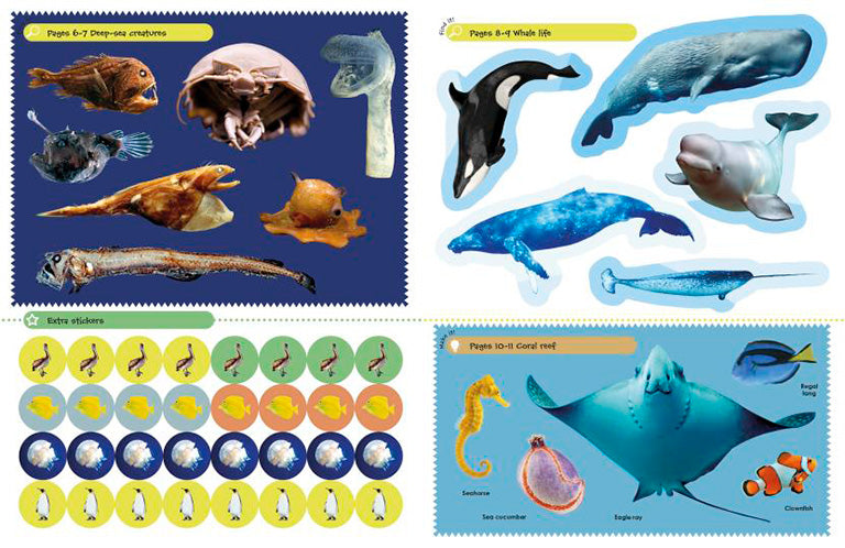 Ocean Ultimate Sticker Book | Books | Illustrated Picture Books